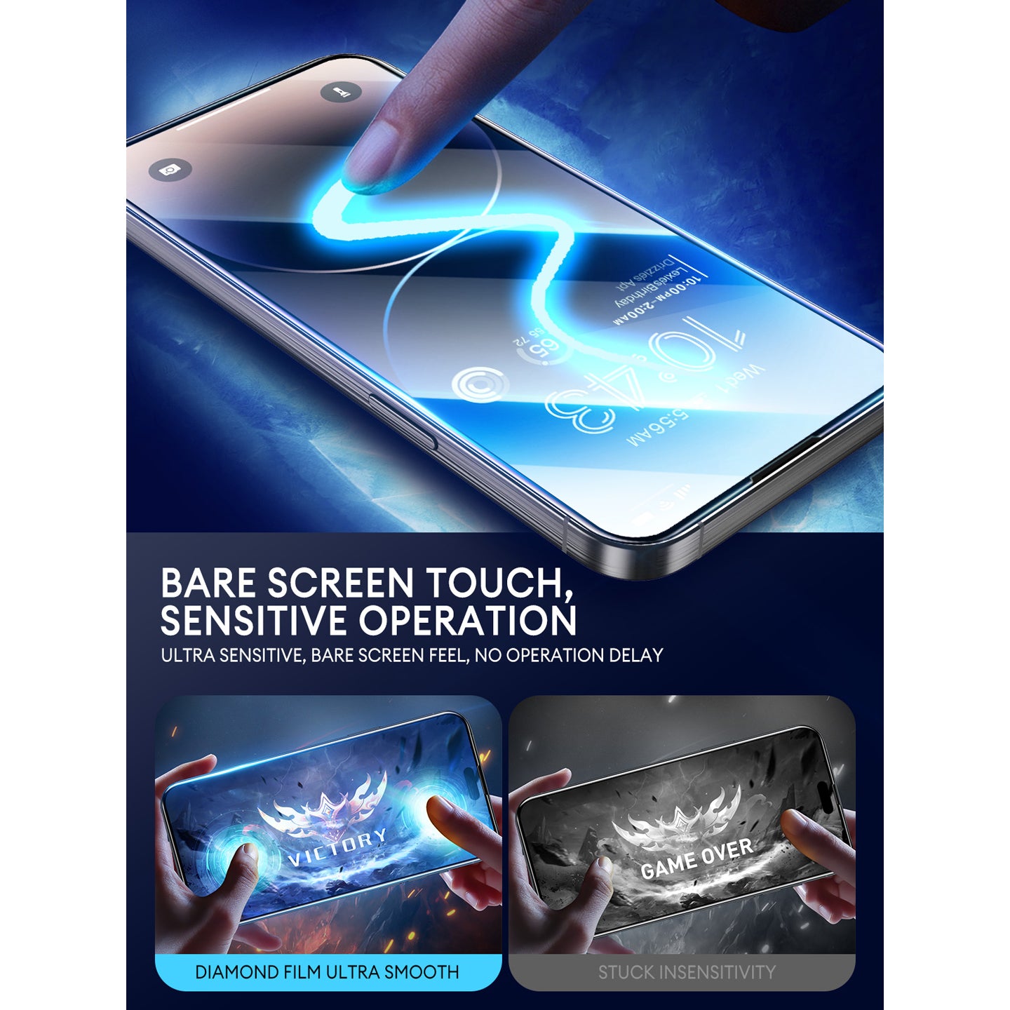 iPhone 15 Pro 2.5D Tempered Glass Screen Protector - Clear | i-Blason