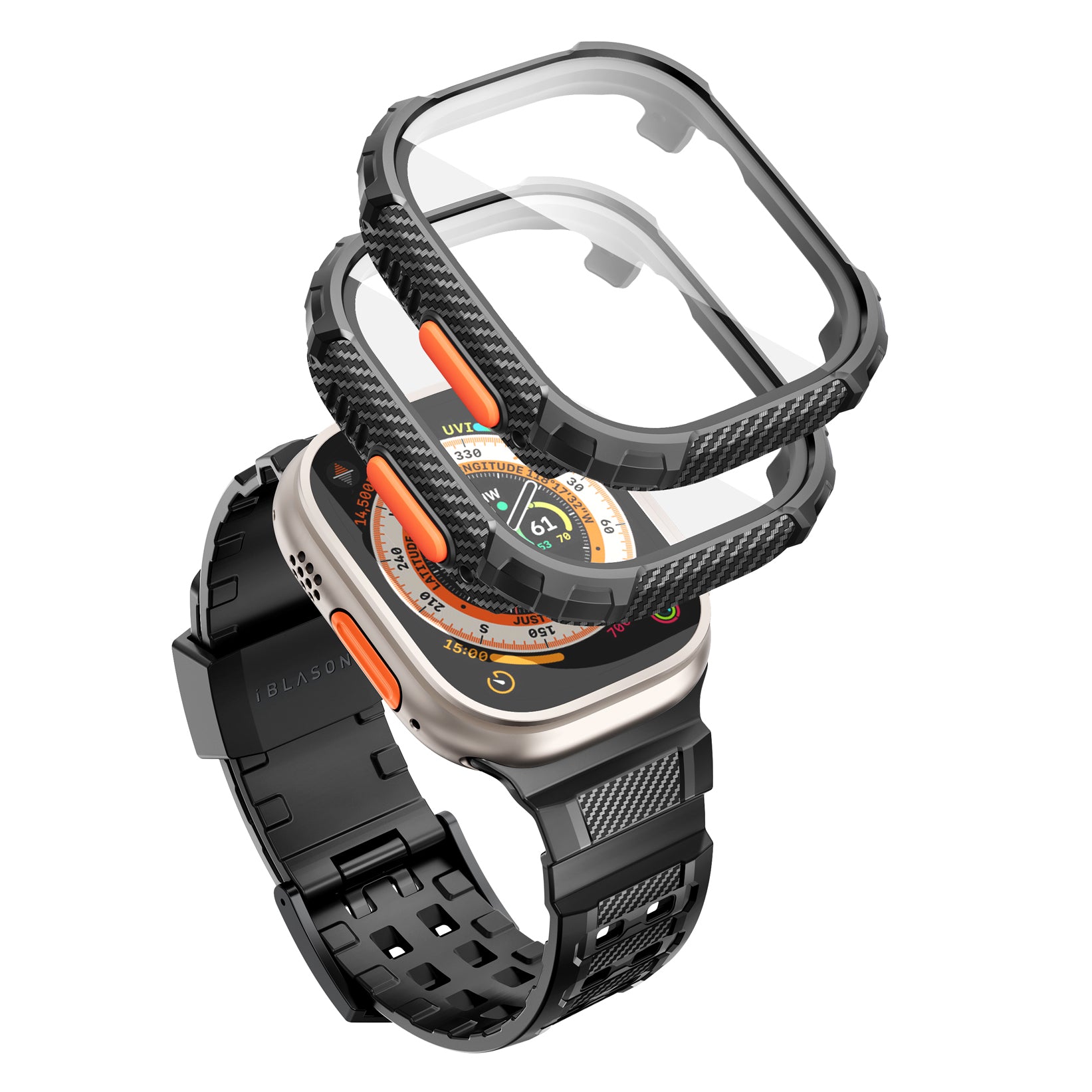 Apple Watch Ultra 49mm | Armorbox Case - Black | i-Blason