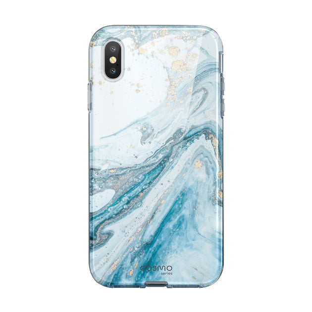 iPhone XS Max Cosmo Case(open box)-Marble Blue | i-Blason