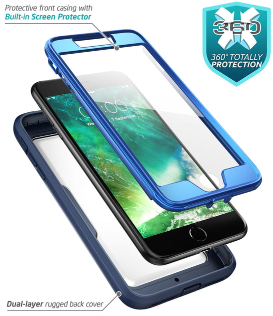 iPhone 8 Plus | 7 Plus Magma Case-Metallic Blue | i-Blason